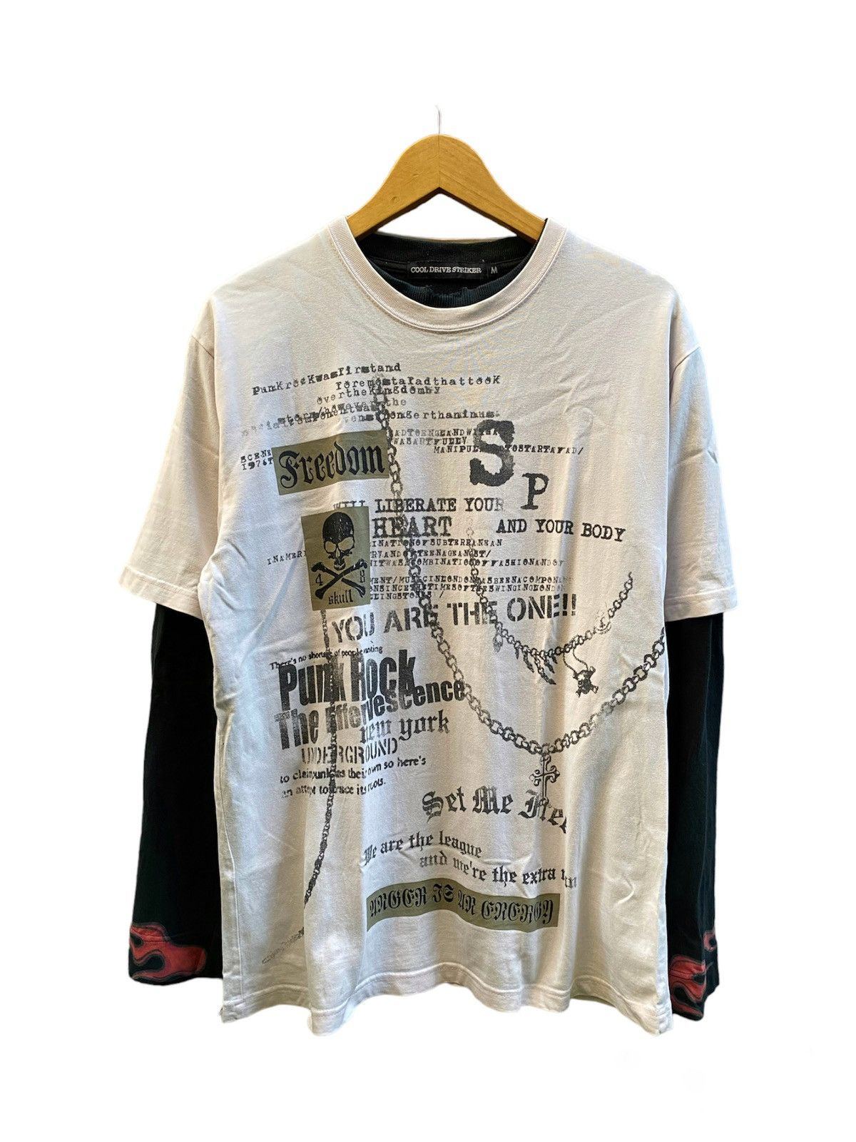 Hysteric Glamour 90’s Oxfam Punk Rock Poem Shirt | Grailed