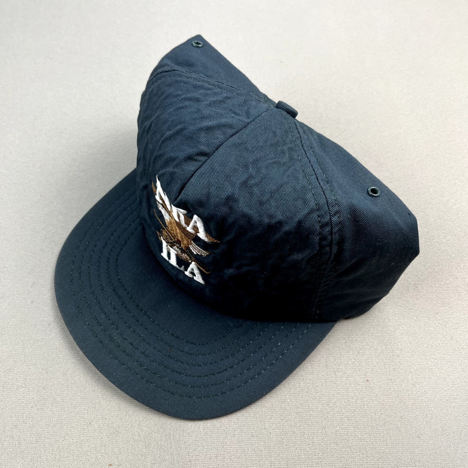 Made In Usa × Vintage Vintage NRA Hat Cap Dark Blue Green Rifle Guns ...