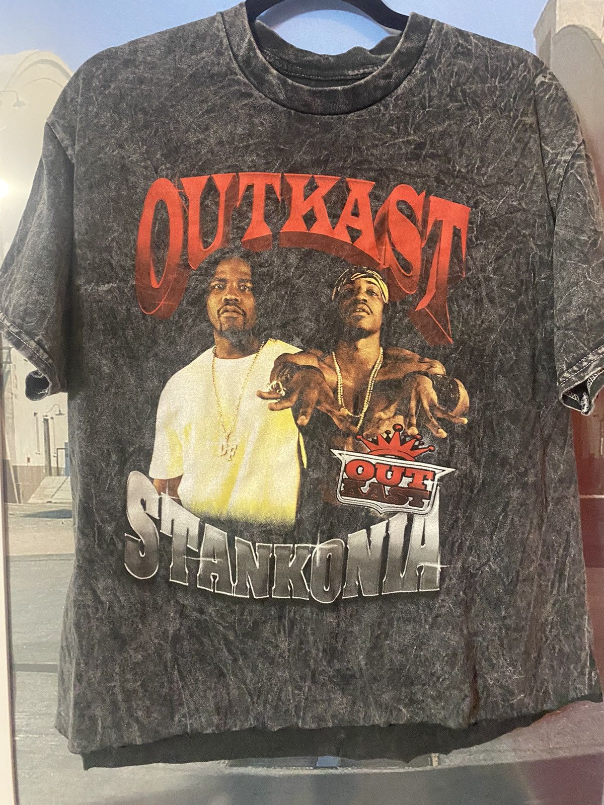 Outkast × Vintage Self Cropped Vintage Outkast “Stankonia” Graphic Tee ...