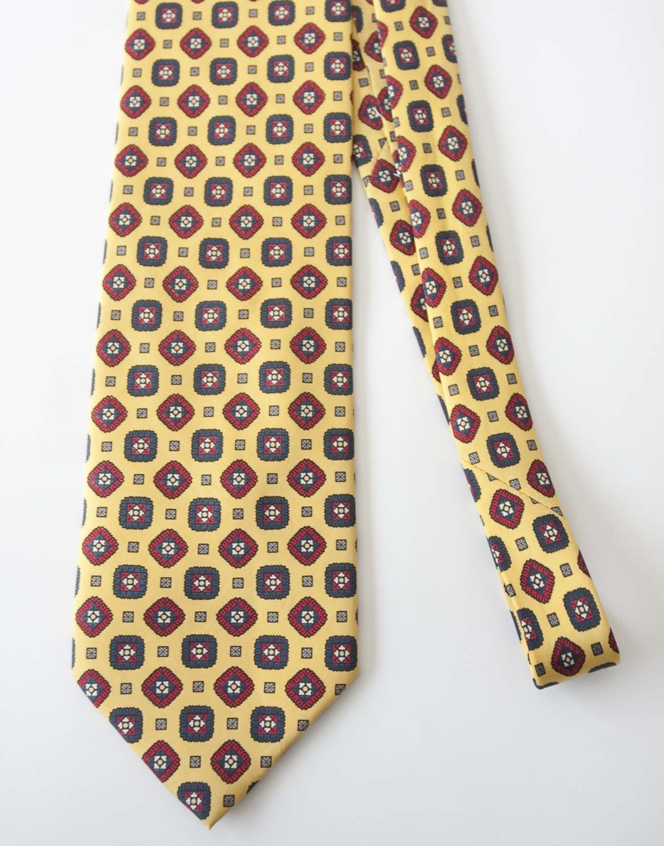 Other Cade Milano Tie 100% Silk Made in Italy Yellow | Grailed