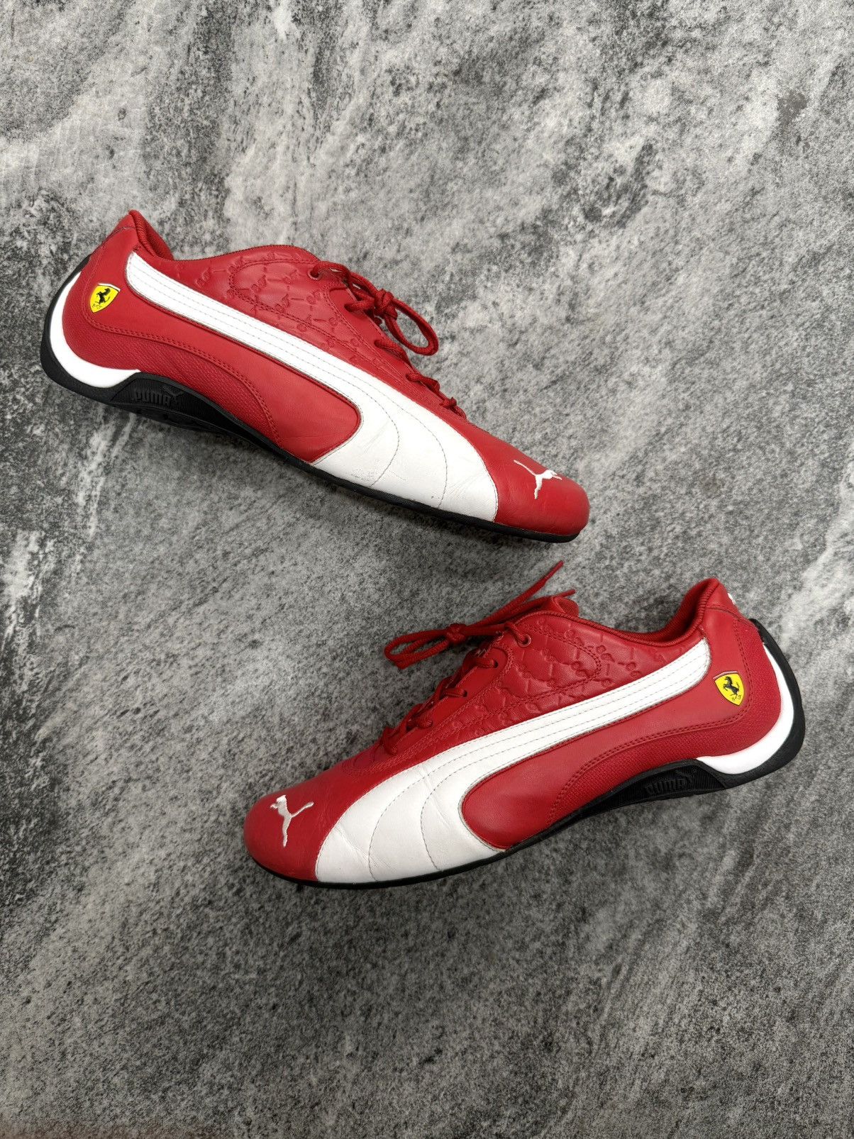 Puma Red Leather Ferrari Puma Speedcats | Grailed