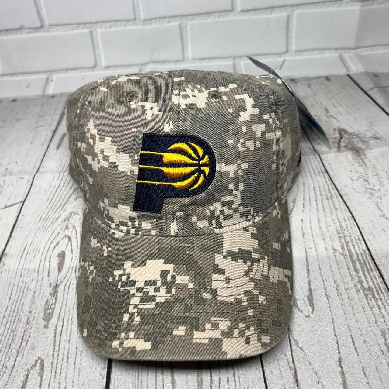 Adidas Indiana Pacers NBA Digital Army Camo Hat Strapback Cap New | Grailed