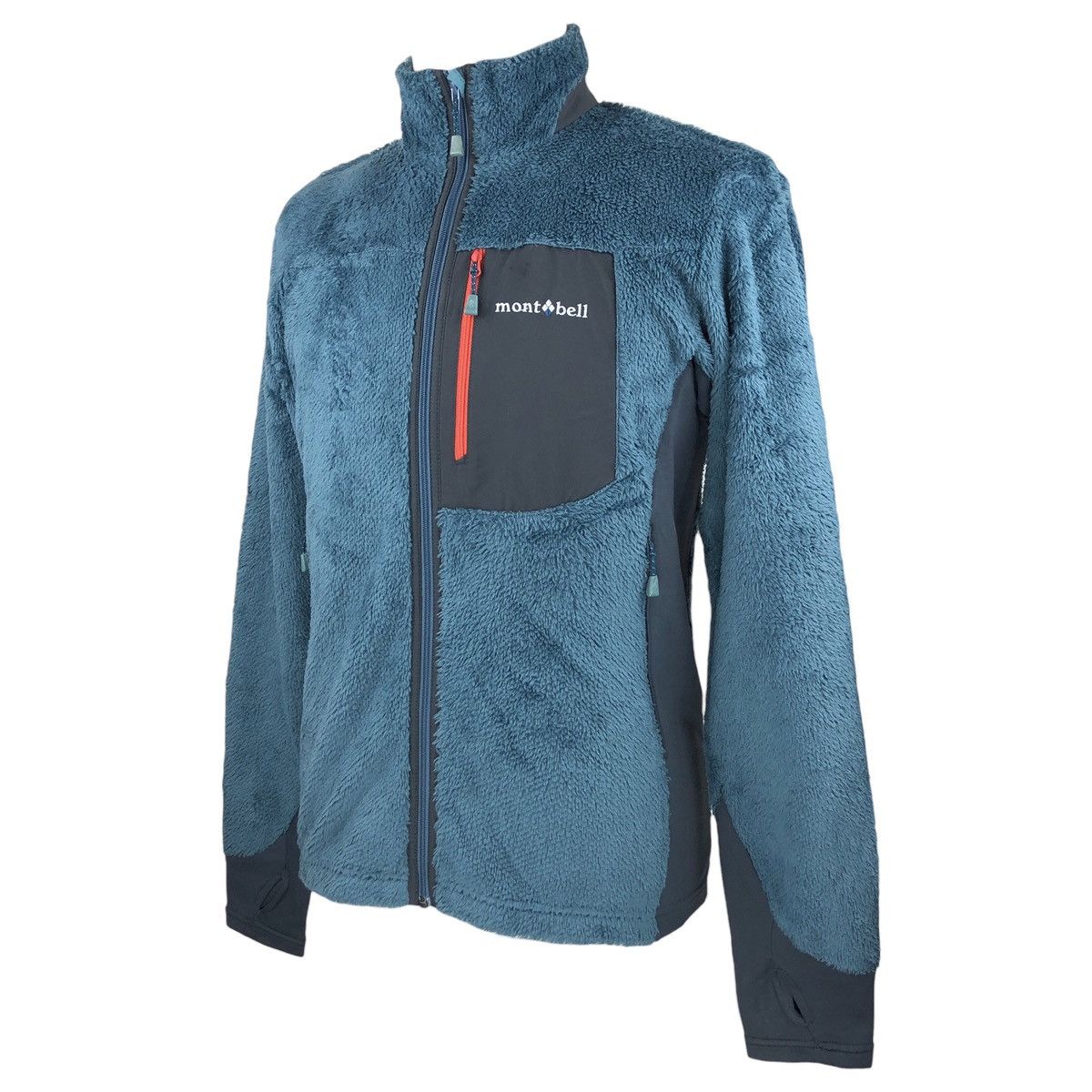 Montbell Montbell Clima Air Grey Pocket Blue Fleece Jacket M Fit S ...