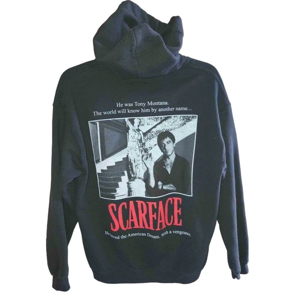 Vintage Scarface Authentic Merchandise Medium M Black Long Sleeve Pu ...
