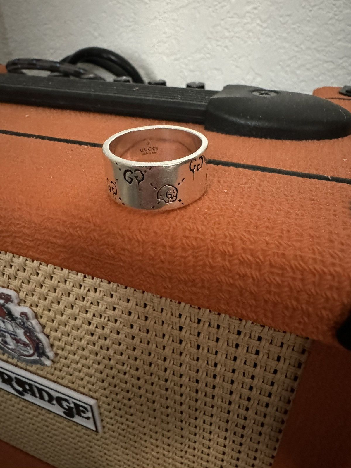 Gucci Gucci Ghost Ring Thick Band | Grailed