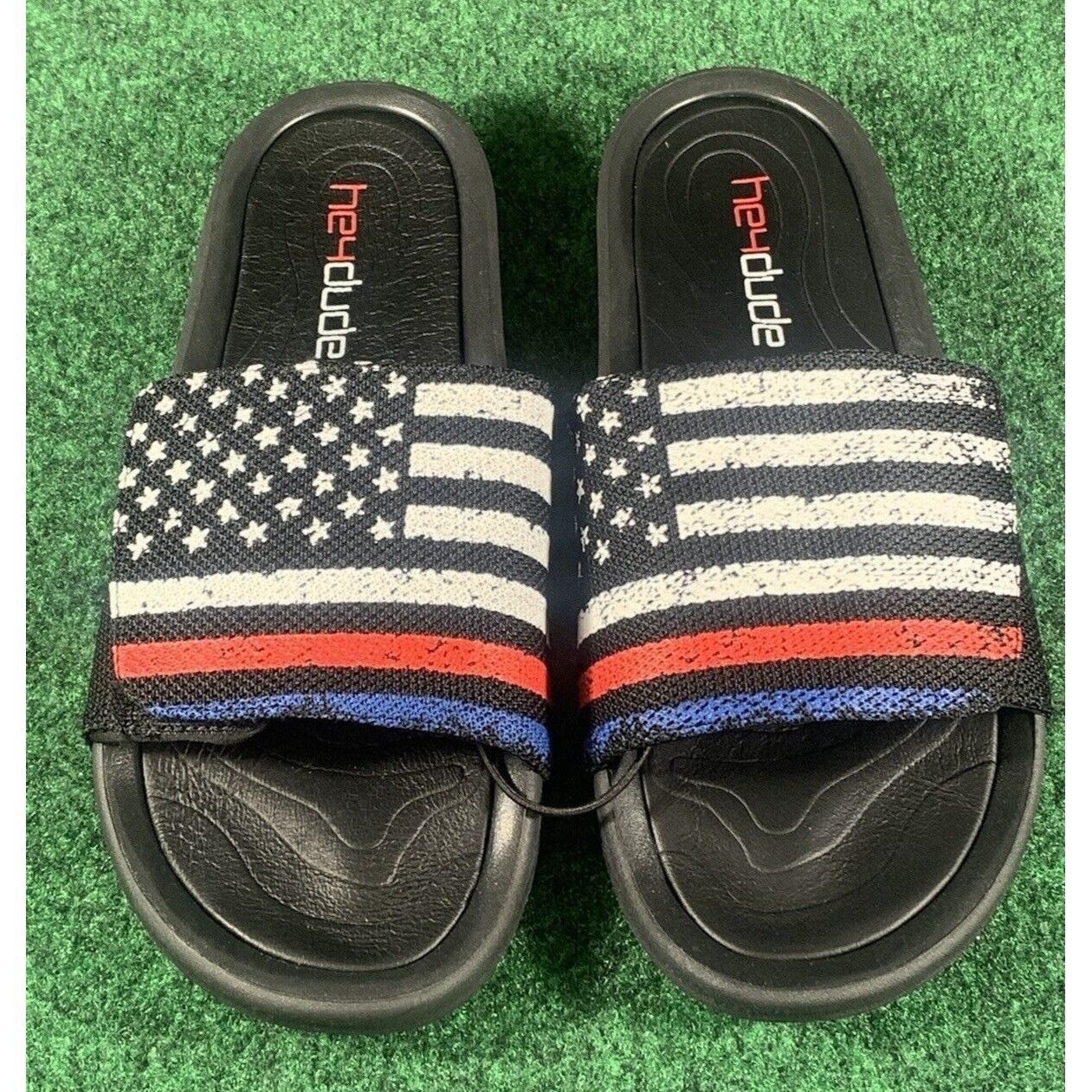 Other Hey Dude Phoenix Sox Unite USA American Flag Slides Sandals | Grailed
