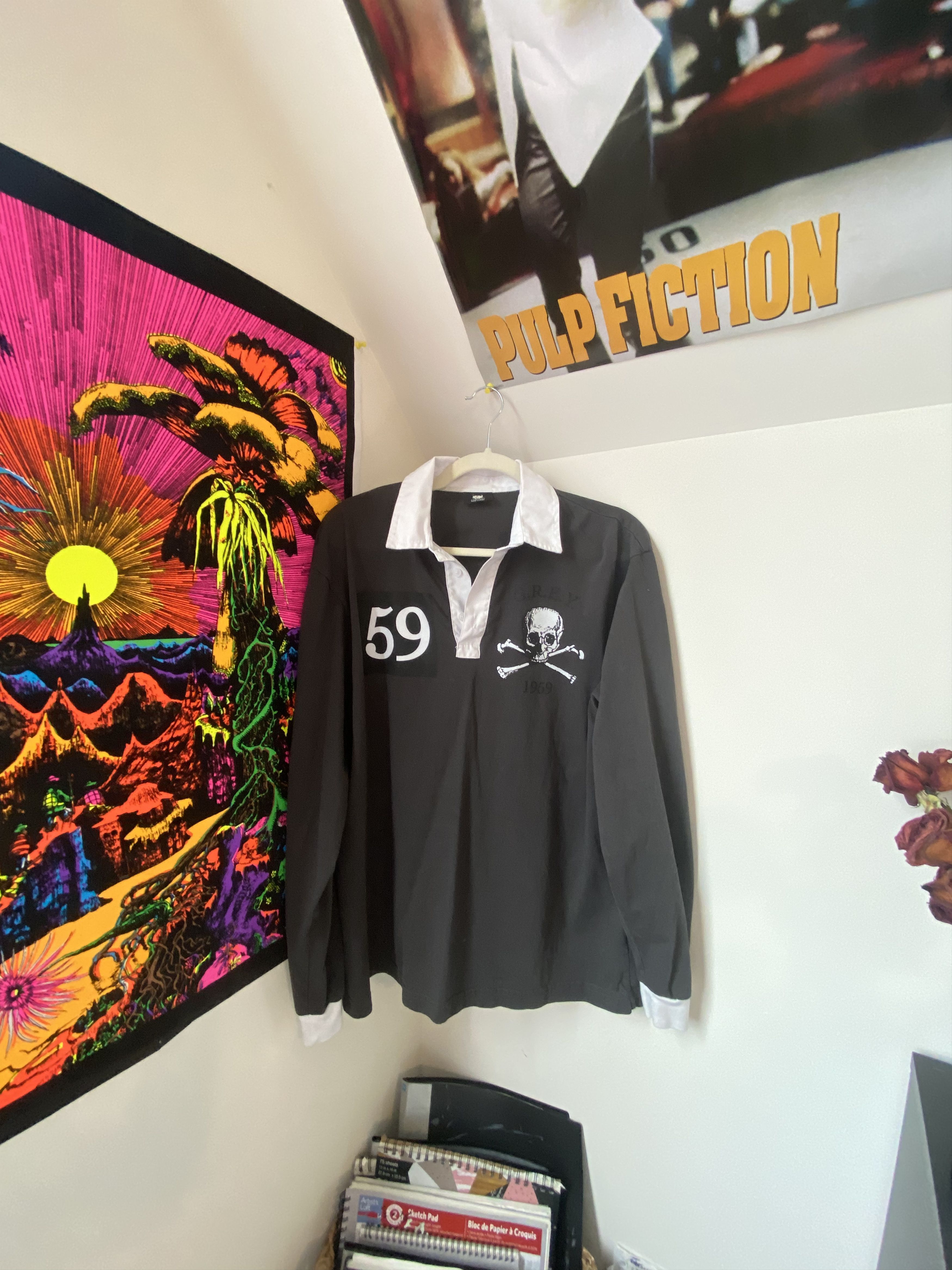 Pouya & $uicideboy$ Merch G59 $uicideboy$ Skull & Bones Rugby Shirt ...