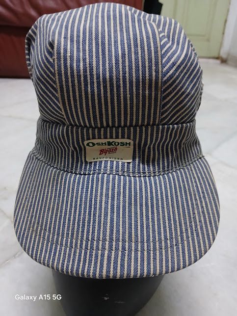 Workers Hickory Stripe rail road hat by Big Smith | Grailed