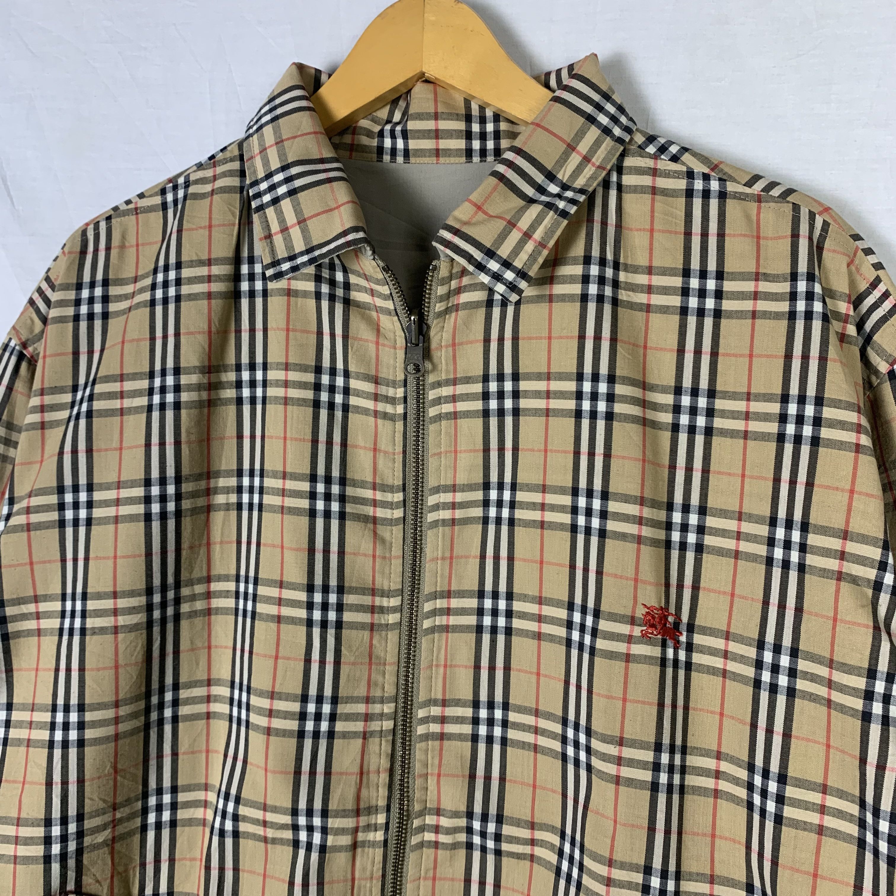 Vintage Vintage Burberry Iconic Plaid Check Jacket Reversible | Grailed