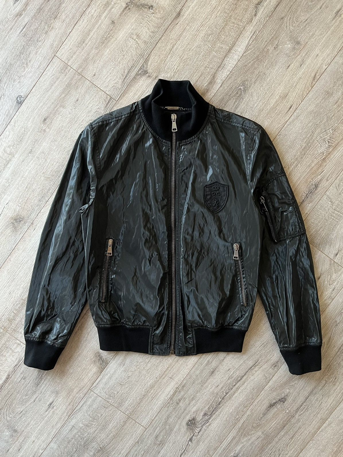 Dolce & Gabbana DOLCE & GABBANA Jacket Bomber Nylon Metal Black D&G ...