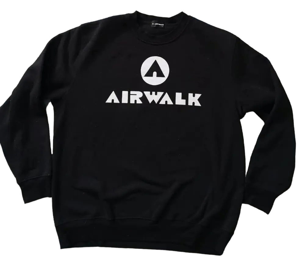 Streetwear Airwalk Big Spellout Logo Oversize Jumper | Grailed