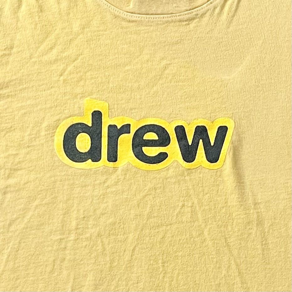 Designer × Drew House × Streetwear YELLOW DREW LOGO TEE! | Grailed
