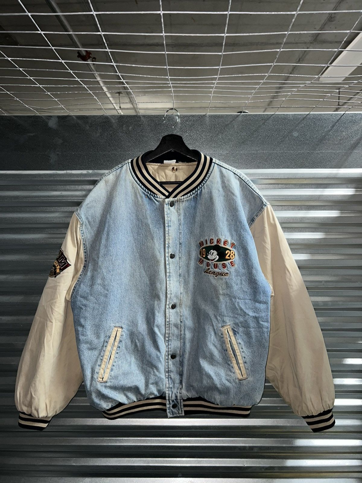 Disney × Mickey Mouse × Vintage Vintage 90s Mickey Mouse League Denim ...