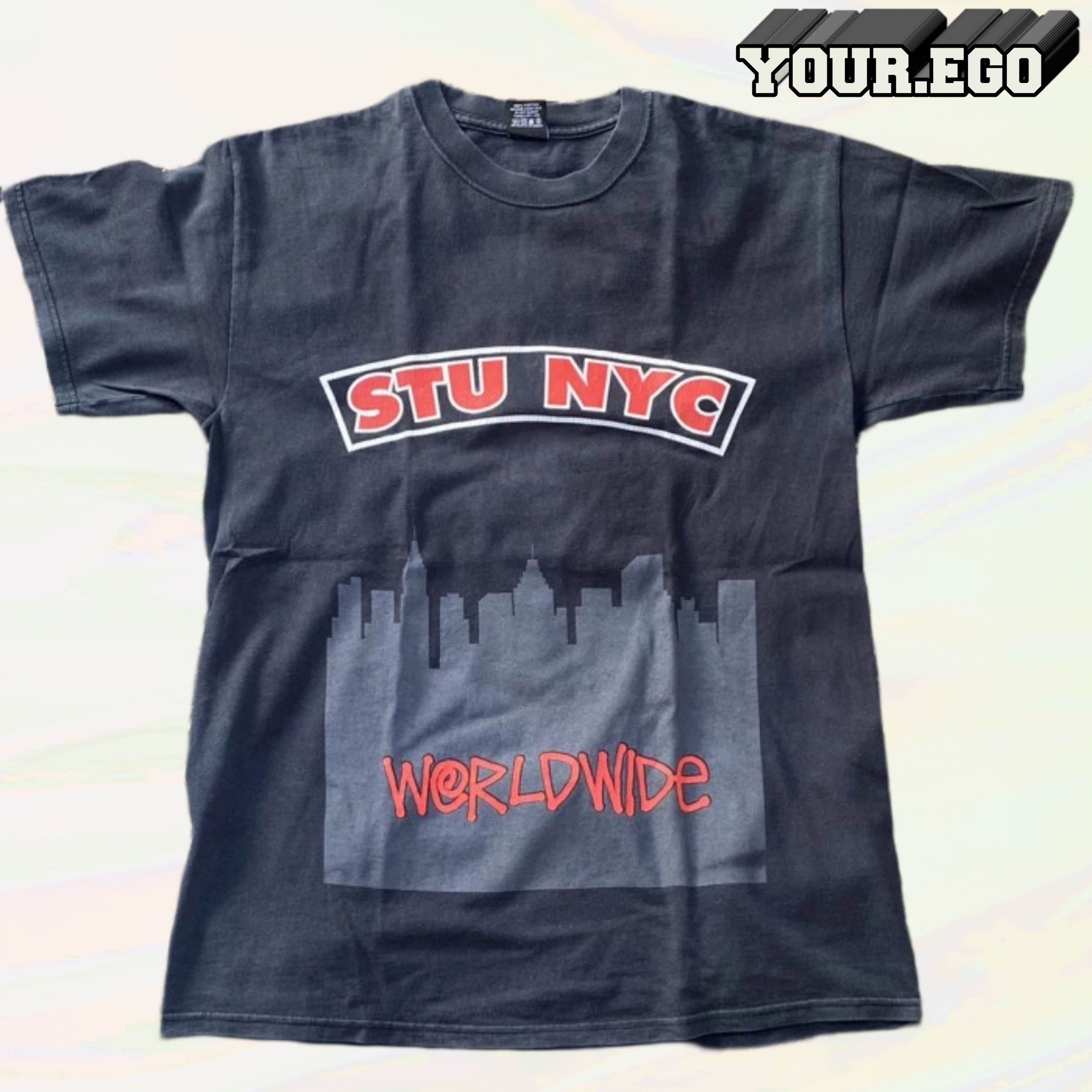 Vintage Stussy " Run DMC Rip Off Logo " Tee | Grailed