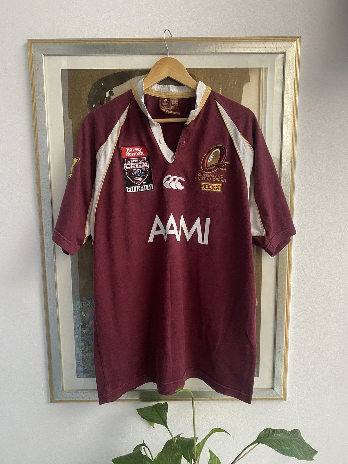 Canterbury of New Zealand × Vintage Queensland Maroons Rugby Shirt ...