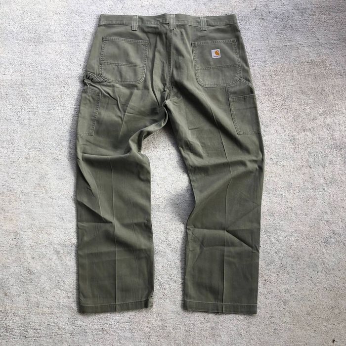 Carhartt Vintage Carhartt Olive Green Carpenter Pants | Grailed
