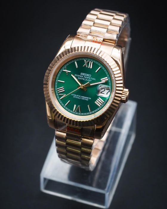 Custom SEIKO MOD DATEJUST WATCH ROMAN NUMERAL | Grailed