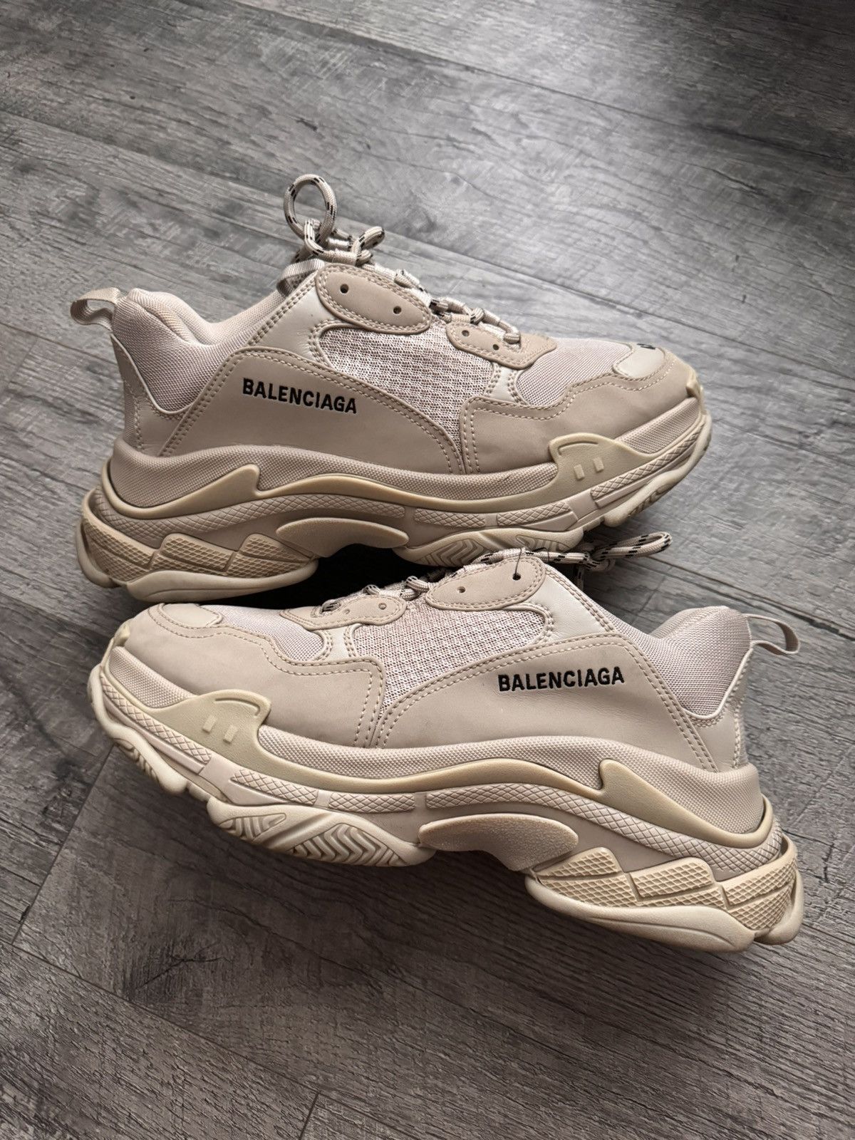 Balenciaga Balenciaga Triple S Beige | Grailed
