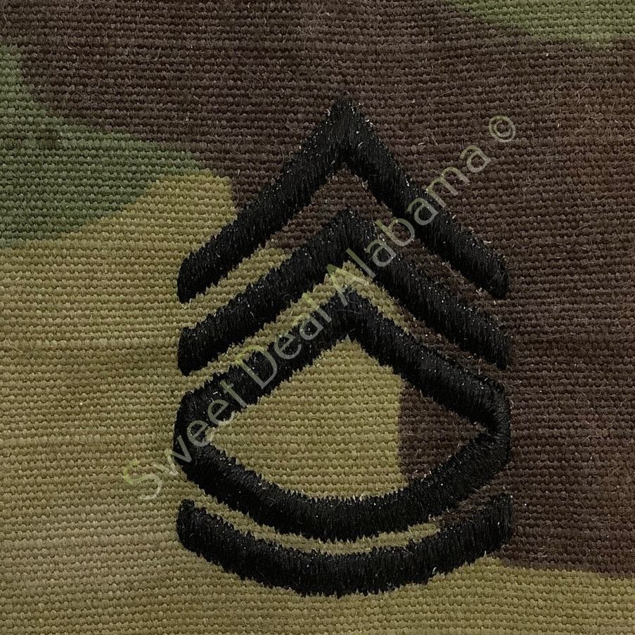 Other Sergeant First Class OCP Slip-On Rank Insignia, 2"H x 1.75"W ...