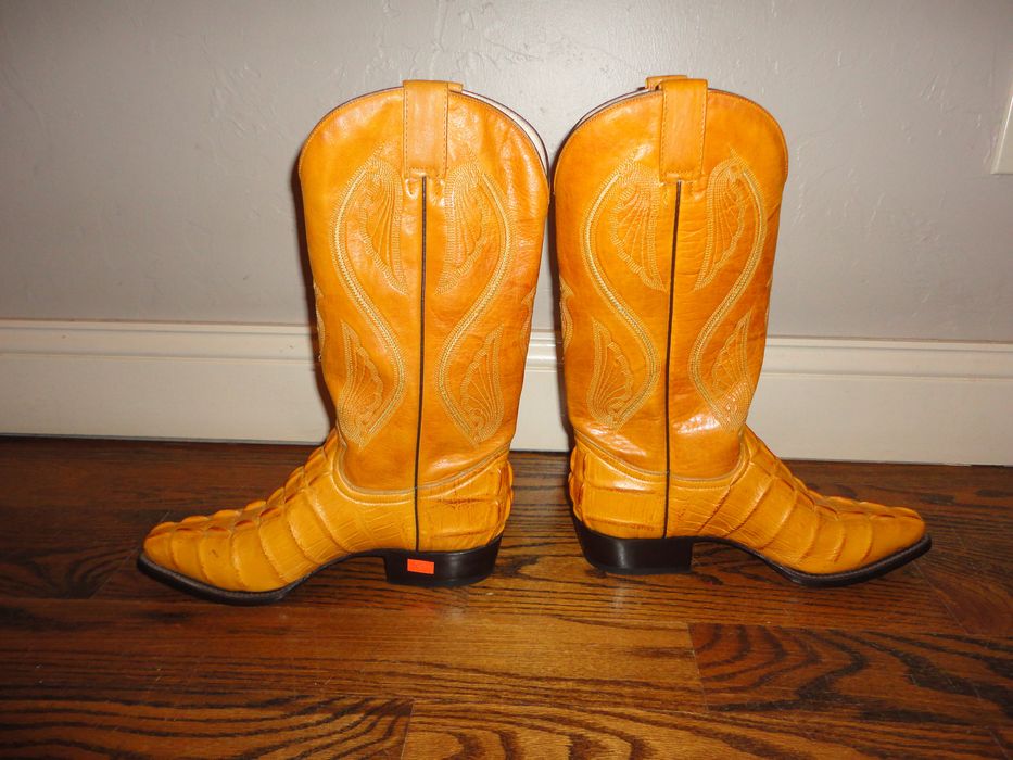 Other BOTAS CUEVAS Caiman Yellow Western Boots 25.5 (6.5) NWT | Grailed