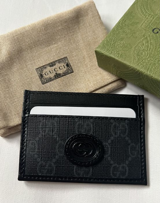 Gucci CARD HOLDER WITH INTERLOCKING G | Grailed