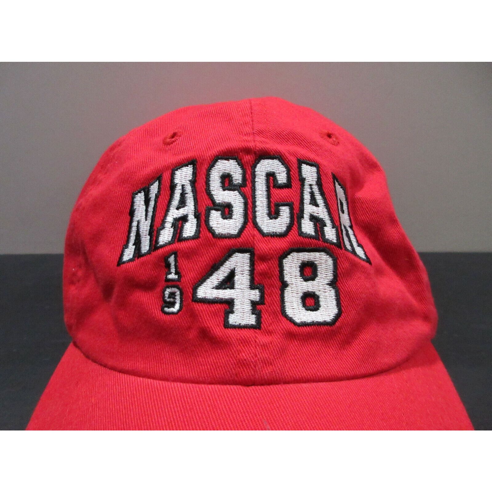 NASCAR Nascar Hat Cap Strap Back Red White Racing Racecar Race ...