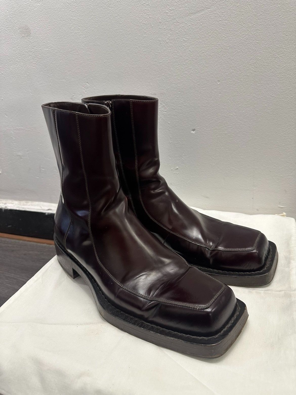 Balenciaga Balenciaga square Chelsea boots | Grailed