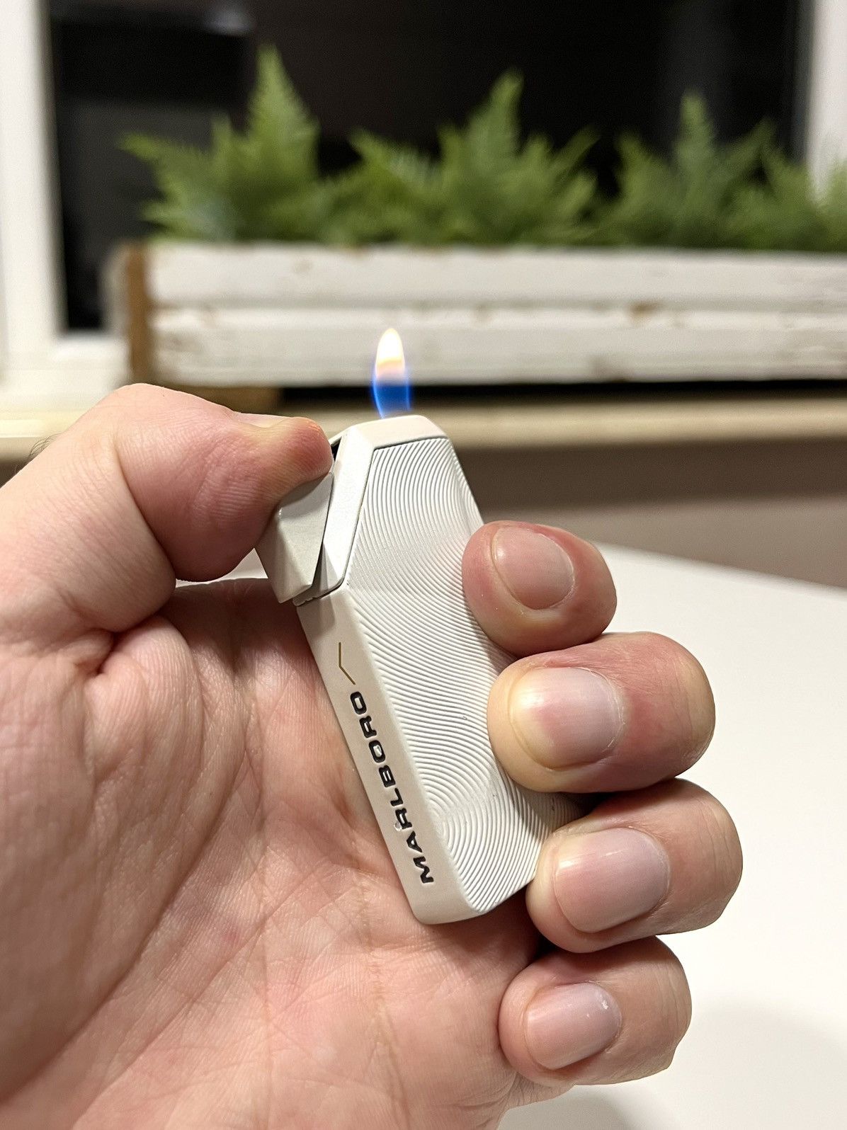 Vintage Y2K FUTURISTIC MARLBORO METAL GEOMETRIC PUNK ROCK LIGHTER | Grailed