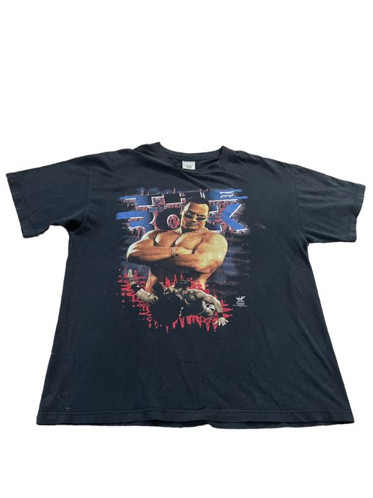 Vintage Vintage 90’s WWF The Rock Tee | Grailed