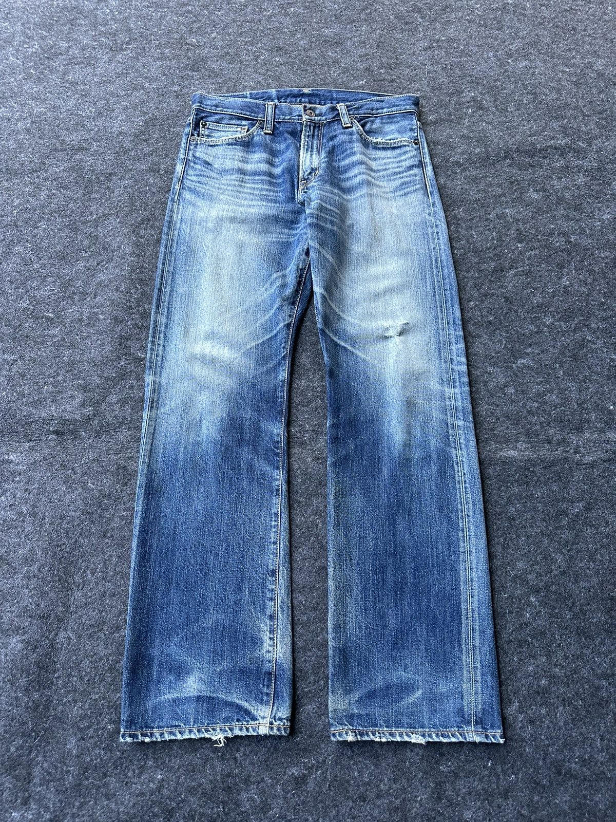 Japan Blue Vintage Back Number Japan Washed Denim D425 | Grailed