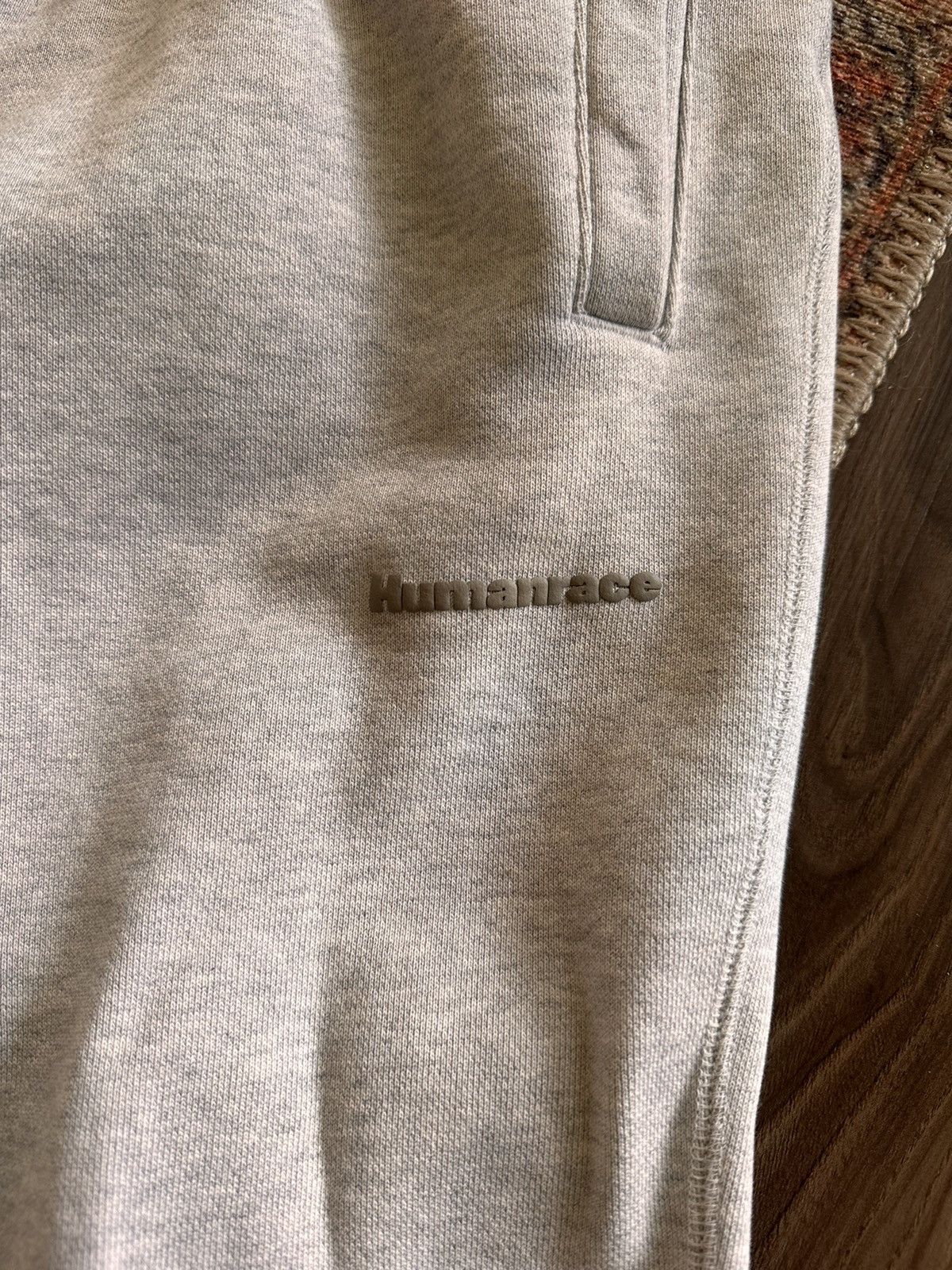 Adidas × Pharrell Human Race Premium basic Grey Sweatpants | Grailed