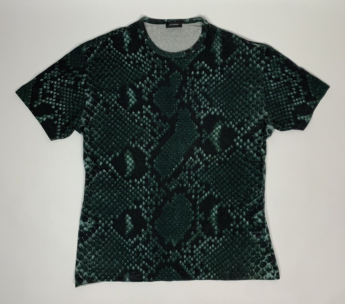 Jil Sander × Raf Simons SS12 Raf Simons Iconic Runway Python Print T ...