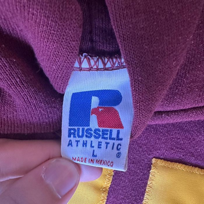 Vintage Vintage 90’s Maroon ASU Russell Athletic Hoodie | Grailed