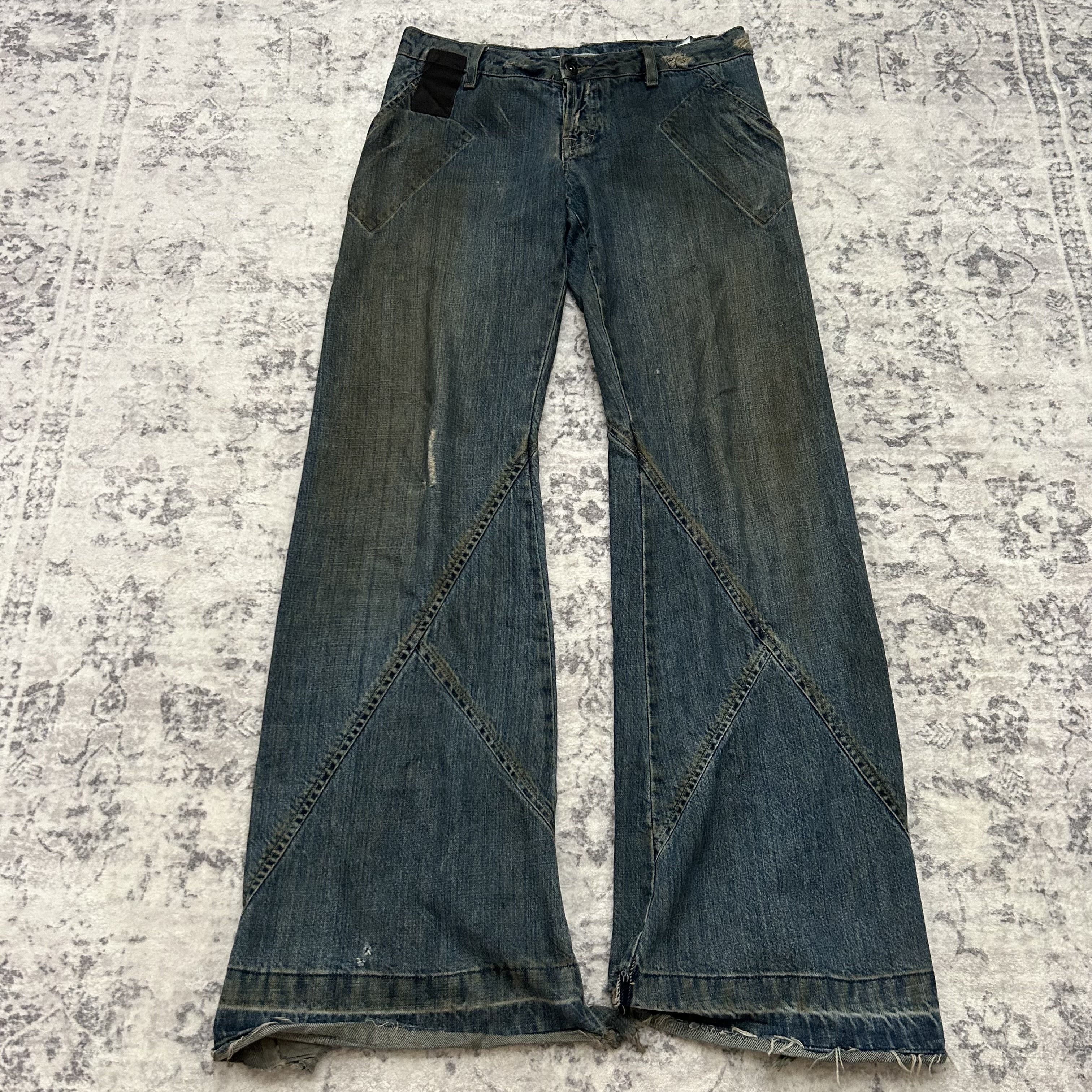 Rick Owens × Rick Owens Drkshdw Rick Owens Slab Spiral Cut Jeans | Grailed