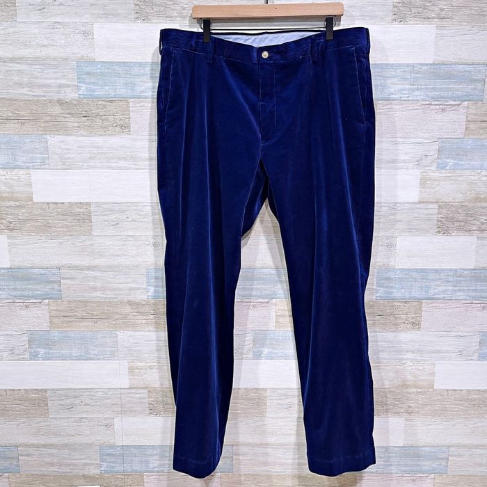Polo Ralph Lauren POLO Ralph Lauren Classic Thick Corduroy Pants Blue 40x32 | Grailed