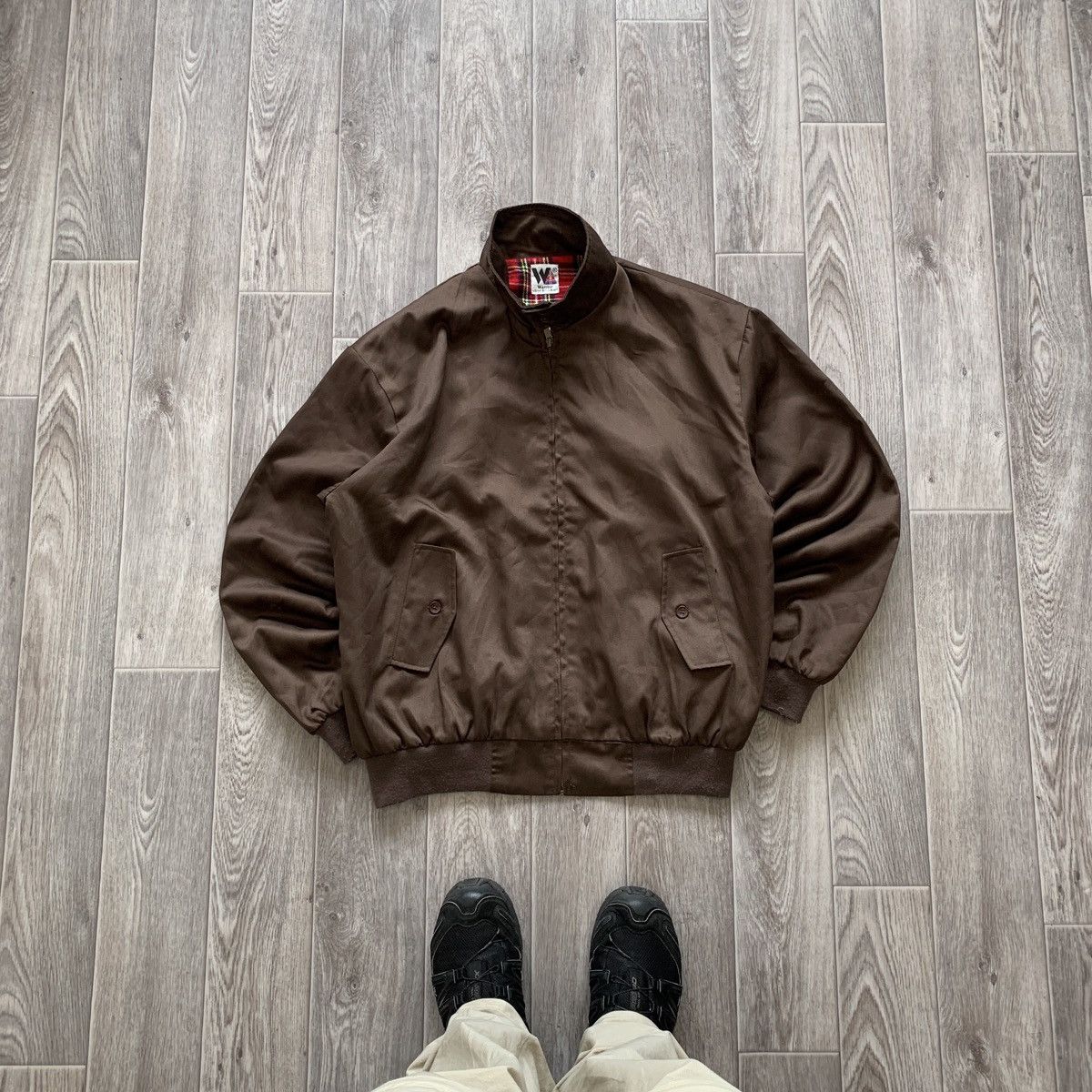 Japanese Brand Brown Y2K Oversized Japanese Bomber Detroit Jacket Rare US | Grailed