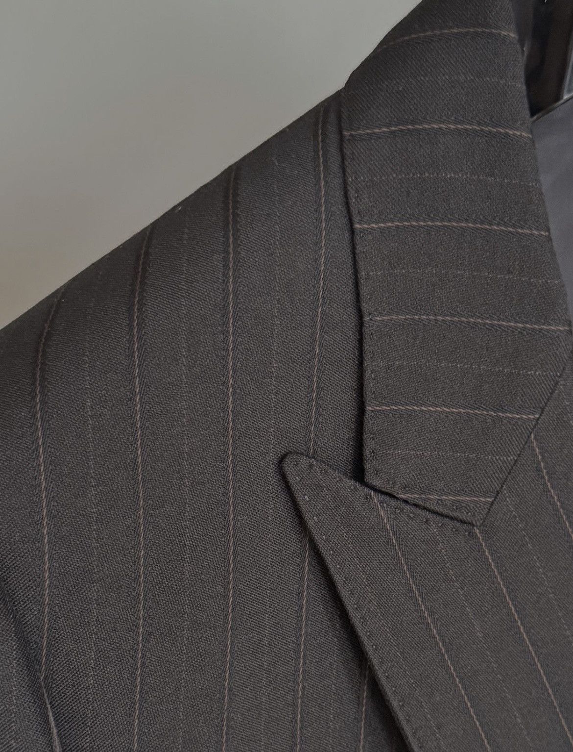 Celine Celine SS24 Carnaby Striped Double Breasted Suit - Size 50R ...