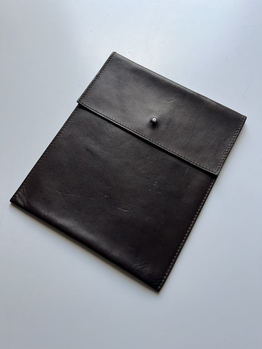 Rick Owens LEATHER CASE | Grailed