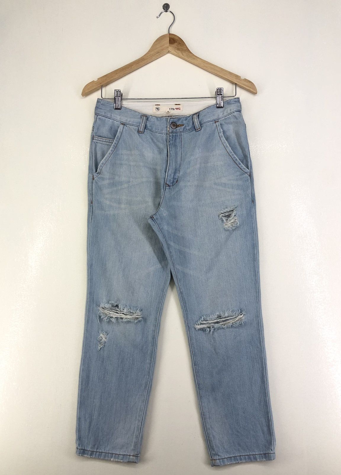 Japanese Brand × Matsuda × Nicole Club Nicole Club 179/WG Distressed ...