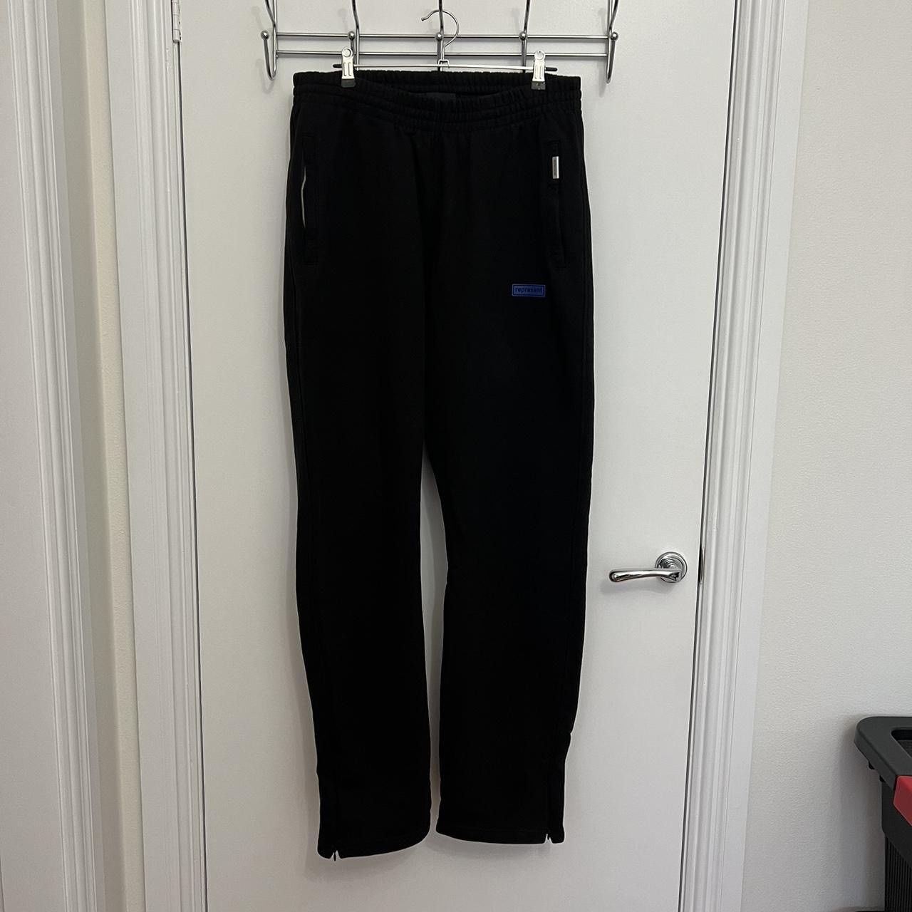 Represent Clo. Represent Clo Black Trackpants with Split Zip | Grailed