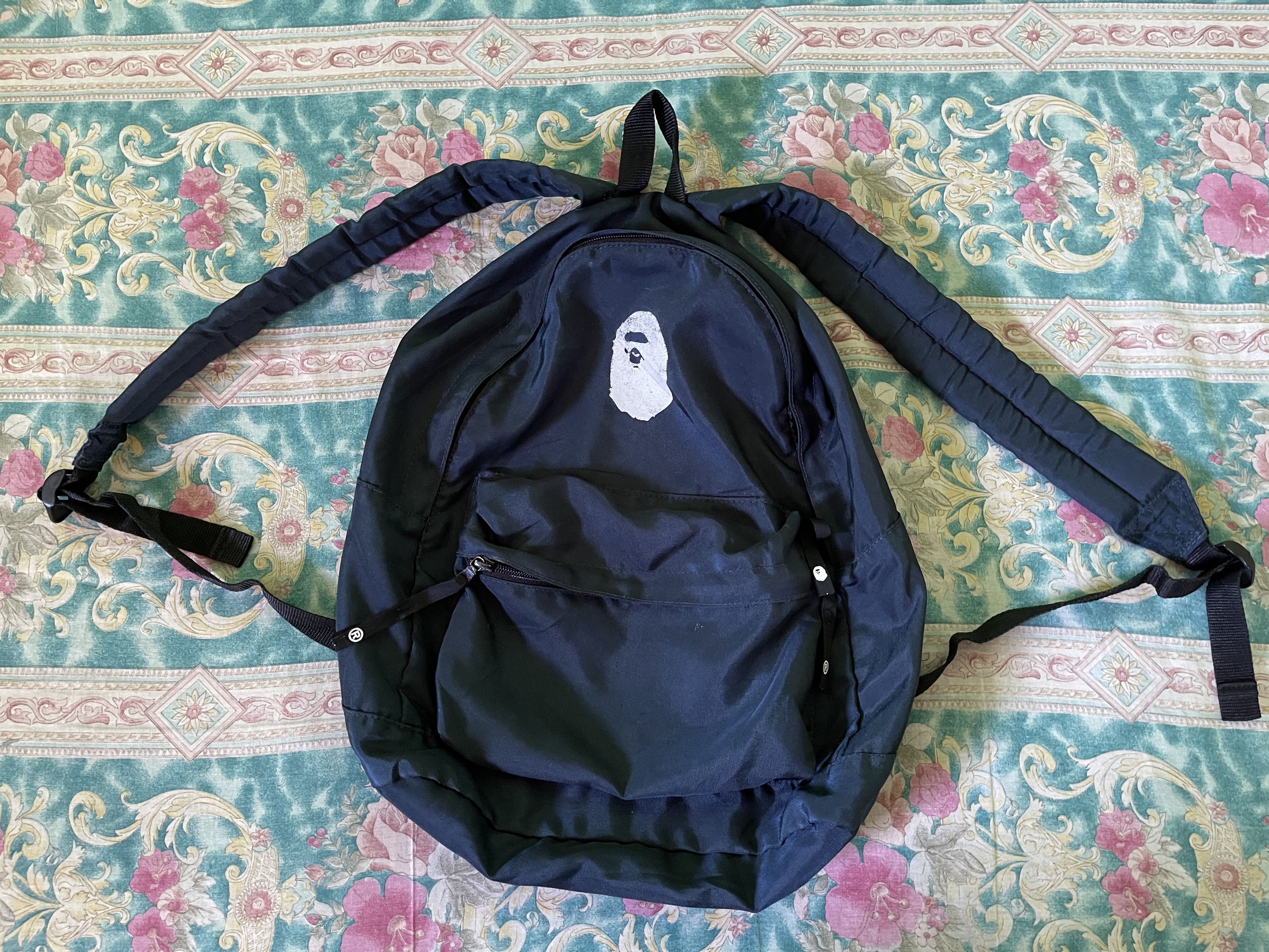 Bape BATHING APE BAG PACK BIG LOGO | Grailed