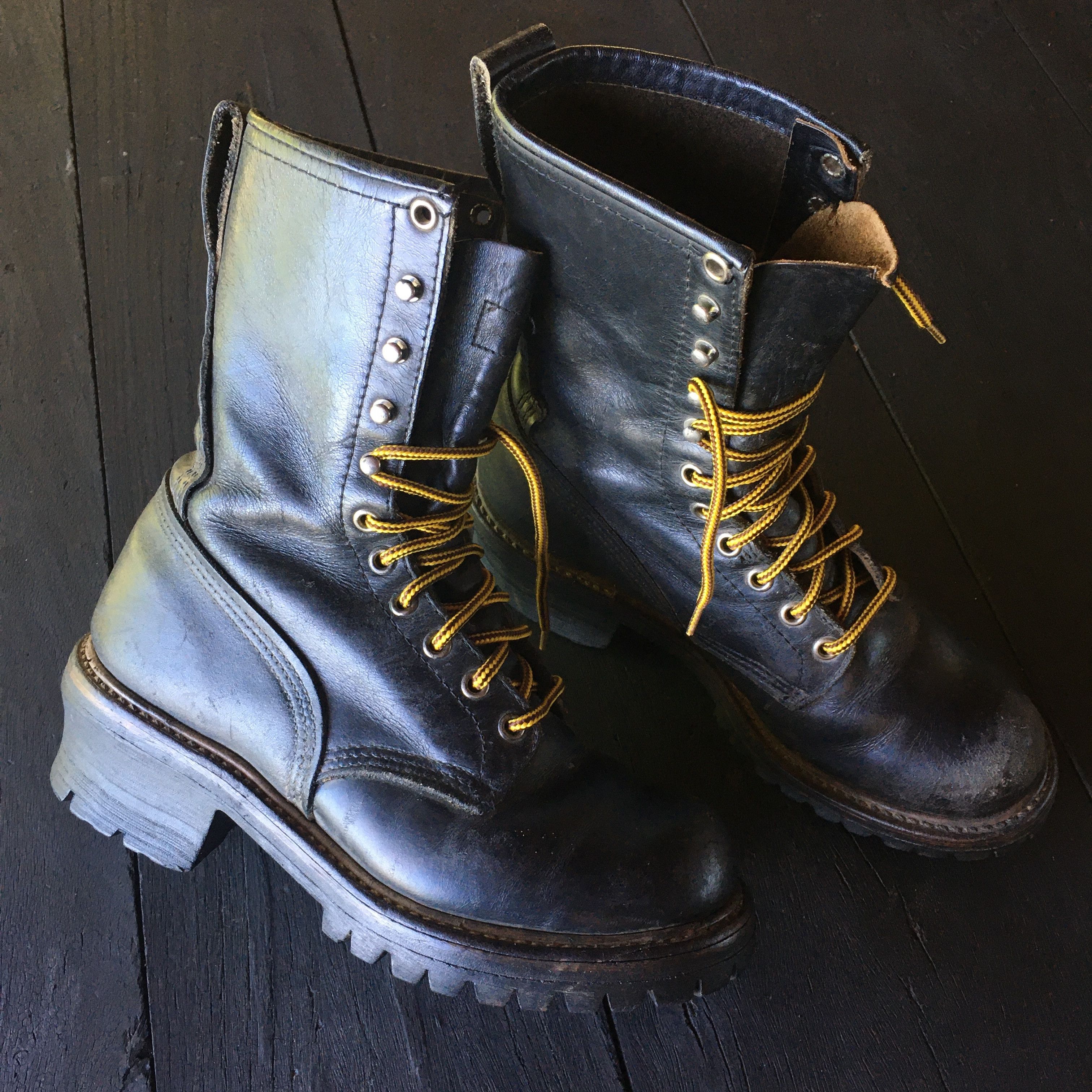 Red Wing Vintage 90s Rare Red Wing Combat Military Utility Boots | Grailed
