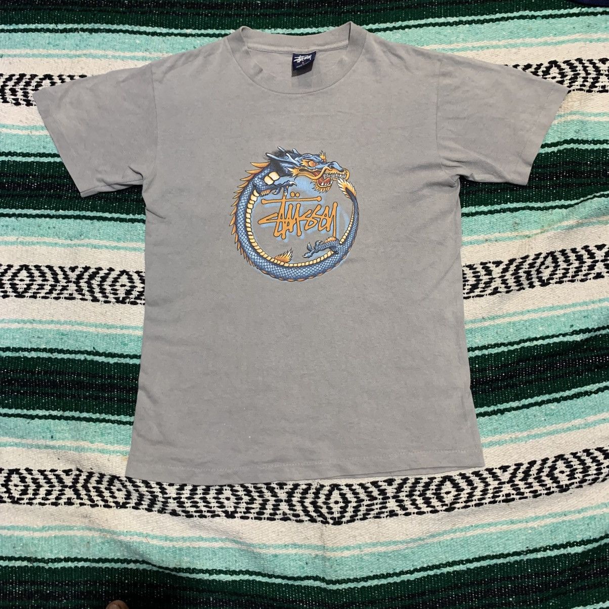 Streetwear × Stussy Vintage Stussy Dragon tee | Grailed