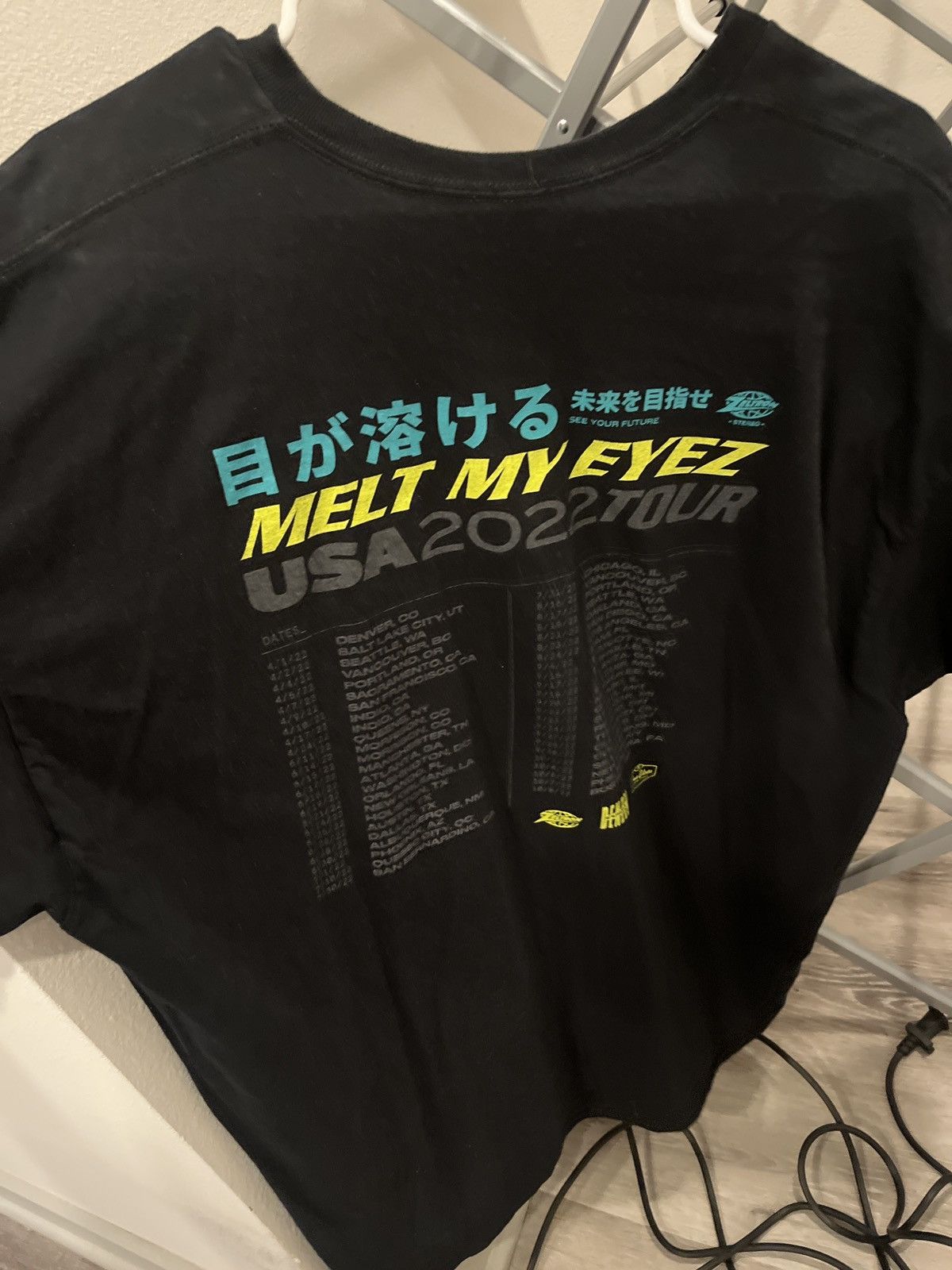 Streetwear DENZEL CURRY MELT MY EYES TOUR SHIRT | Grailed