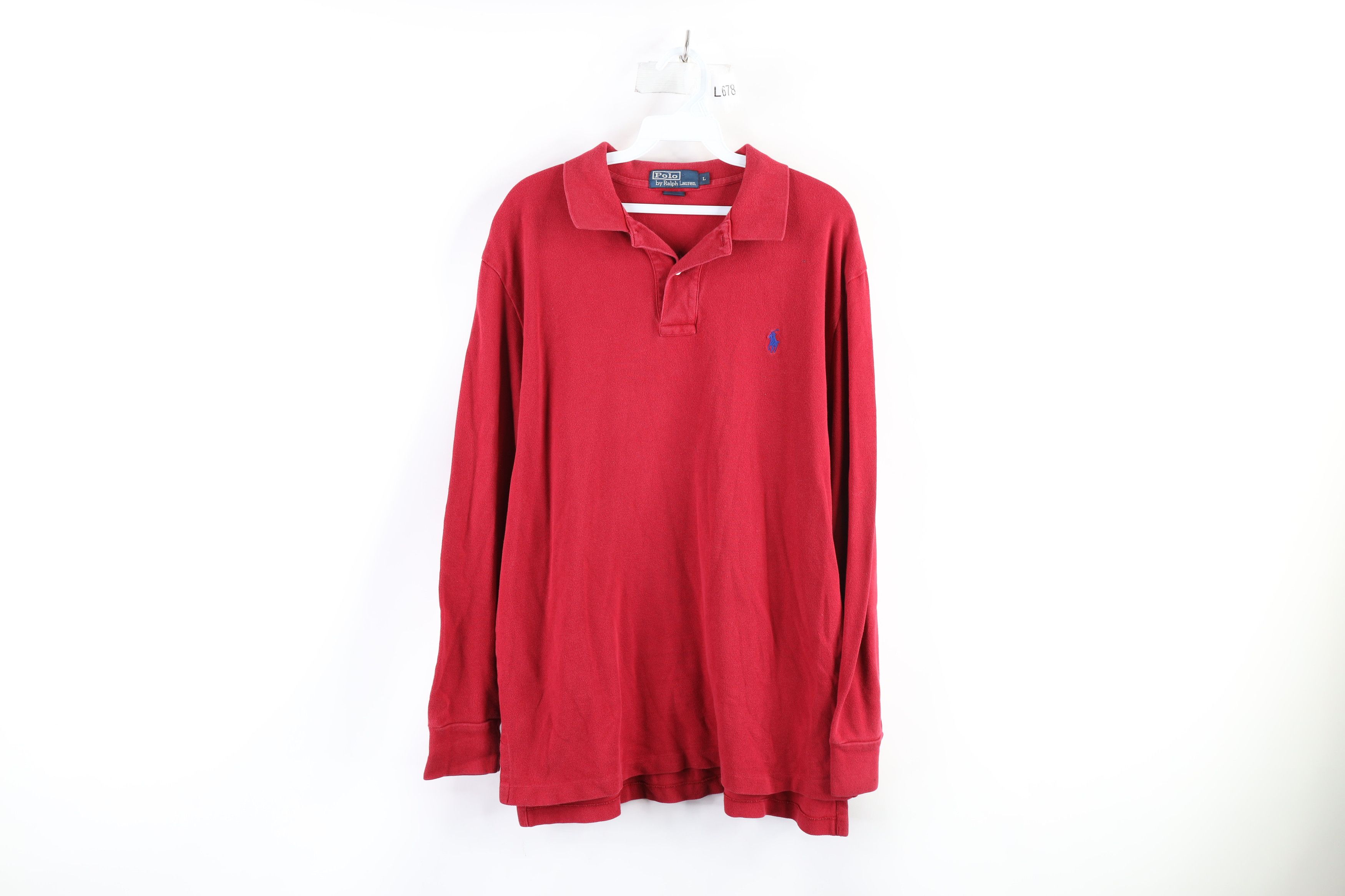 Ralph Lauren Vintage 90s Ralph Lauren Long Sleeve Rugby Polo Shirt ...