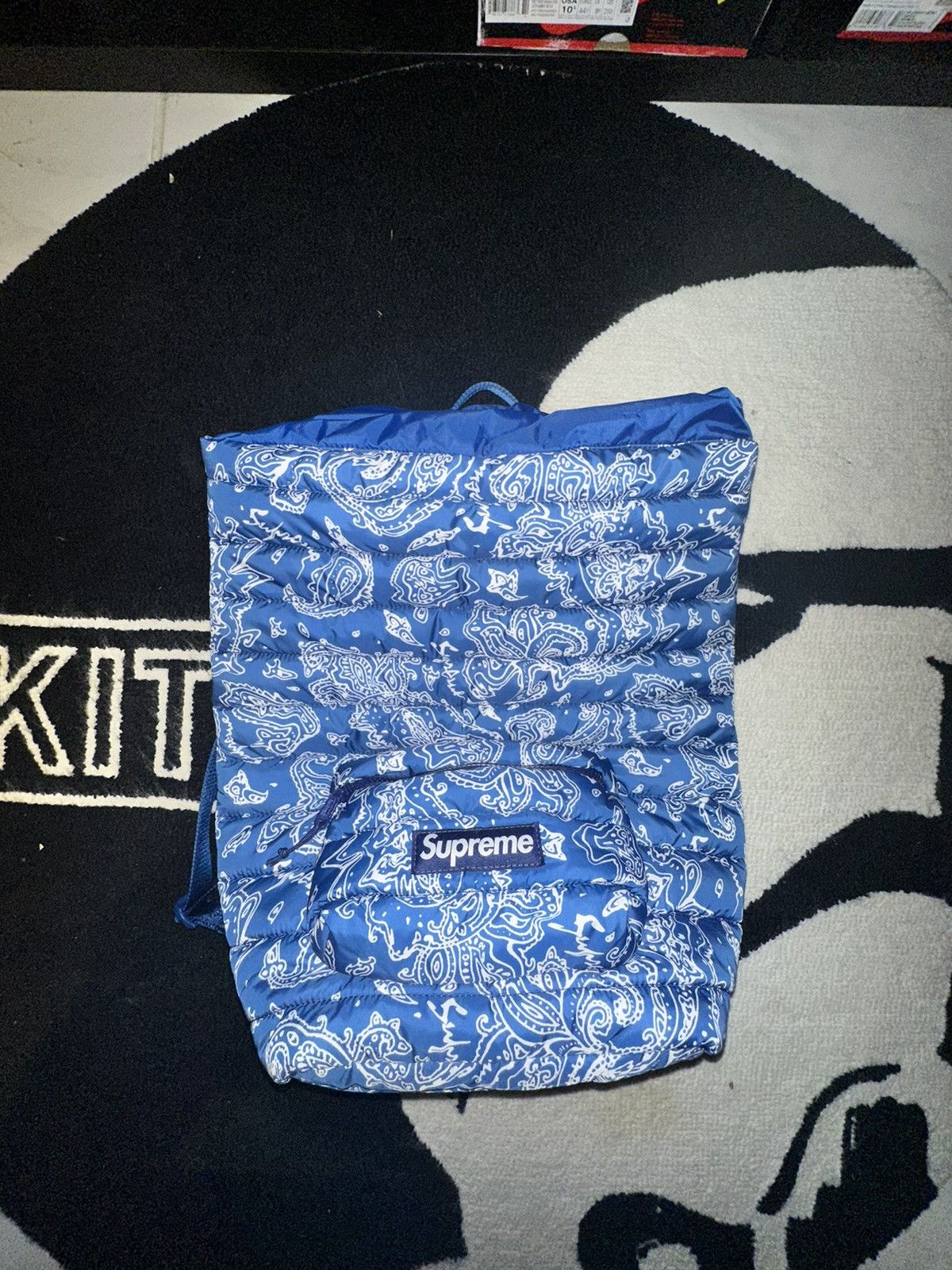 Supreme Supreme Puffer Paisley Backpack | Grailed