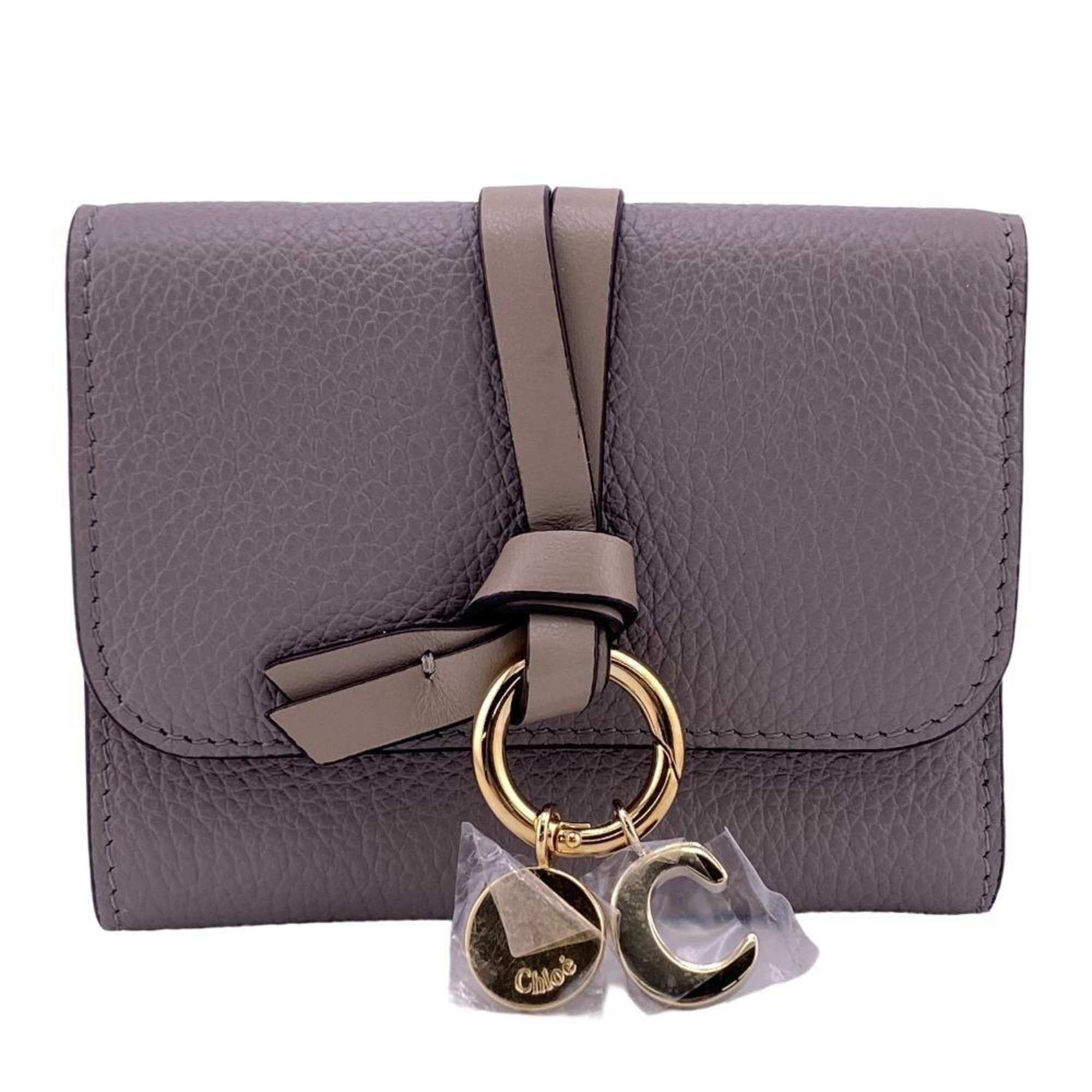 Chloe Chloé Chloe Alphabet Compact Wallet Trifold Gray Ladies | Grailed