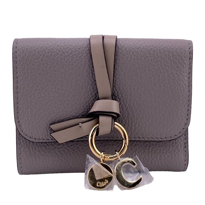 Chloe Chloé Chloe Alphabet Compact Wallet Trifold Gray Ladies | Grailed
