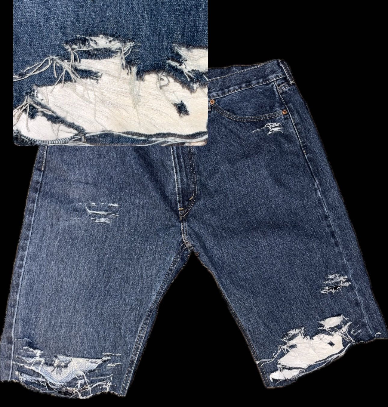 Japanese Brand Ripped centaur jorts | Grailed