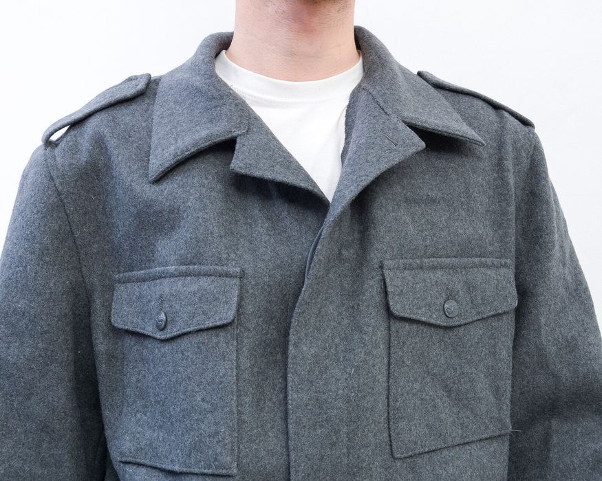Vintage Finnish Army Jacket 1983 M Wool Officer Coat Military | Grailed